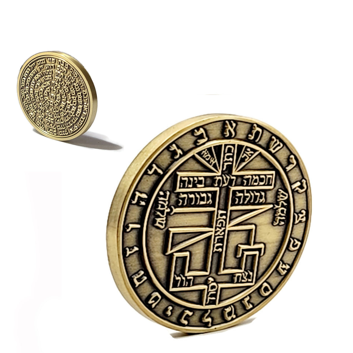 King Solomon Coin – Mystical Pentacles & Archangel Talisman Seals