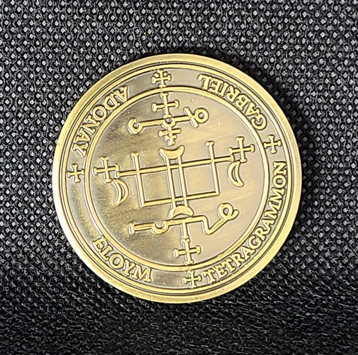 The seal of Archangel Gabriel + 72 names of God – King Solomon Coin