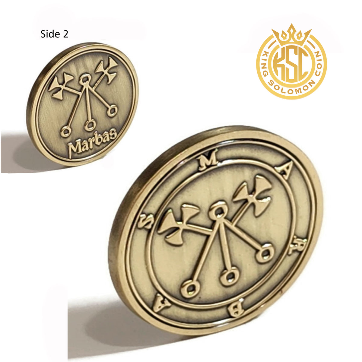 MARBAS Margas Barbas demon sigil Ars Goetia – King Solomon Coin