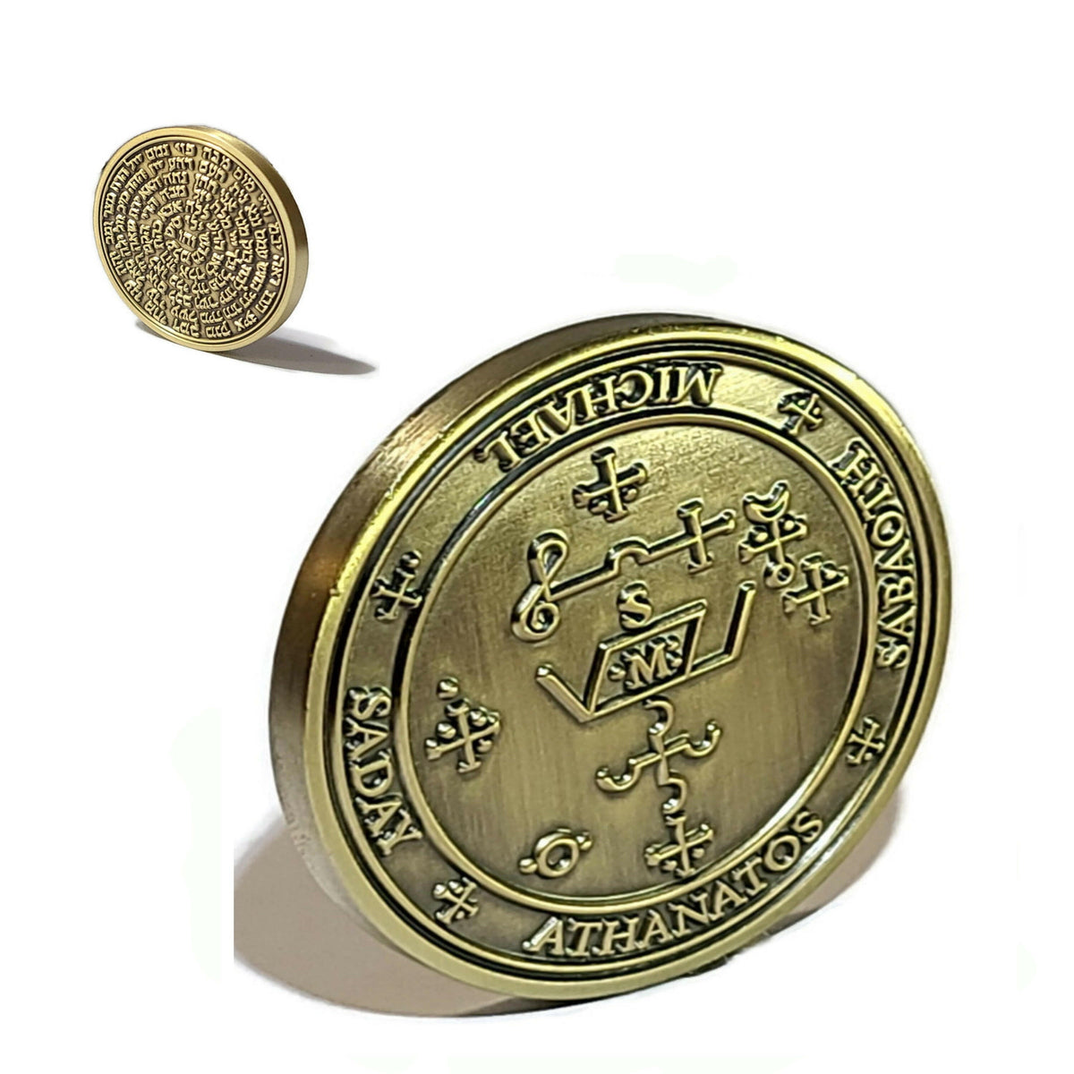 The seal of Archangel Michael 72 names of God – King Solomon Coin
