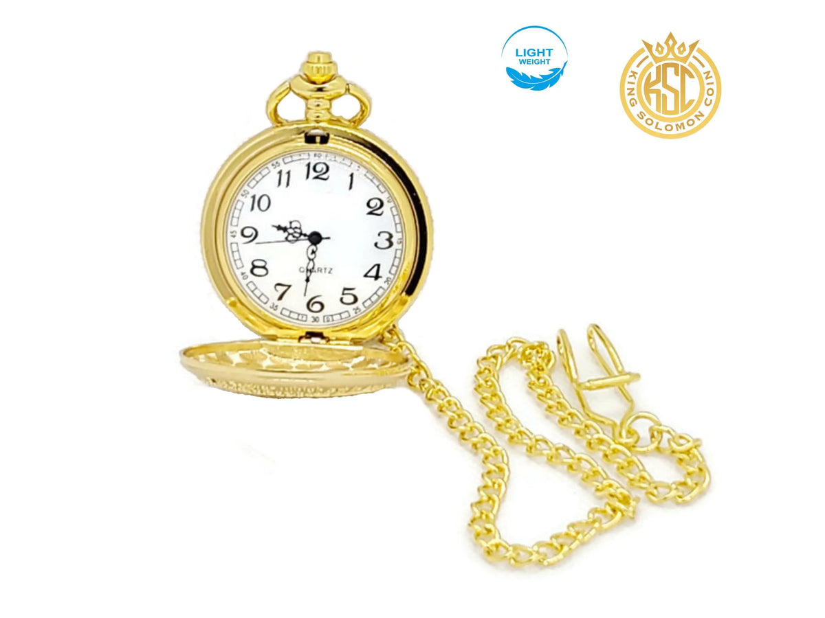 Our Father Prayer +72 names of God Pocket Watch – King Solomon Coin