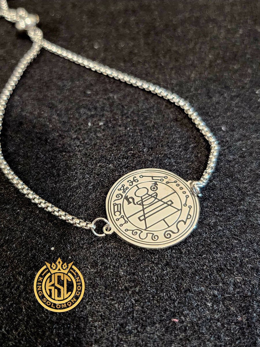 Secret Seal of Solomon Bracelet – King Solomon Coin – 72 Names of God