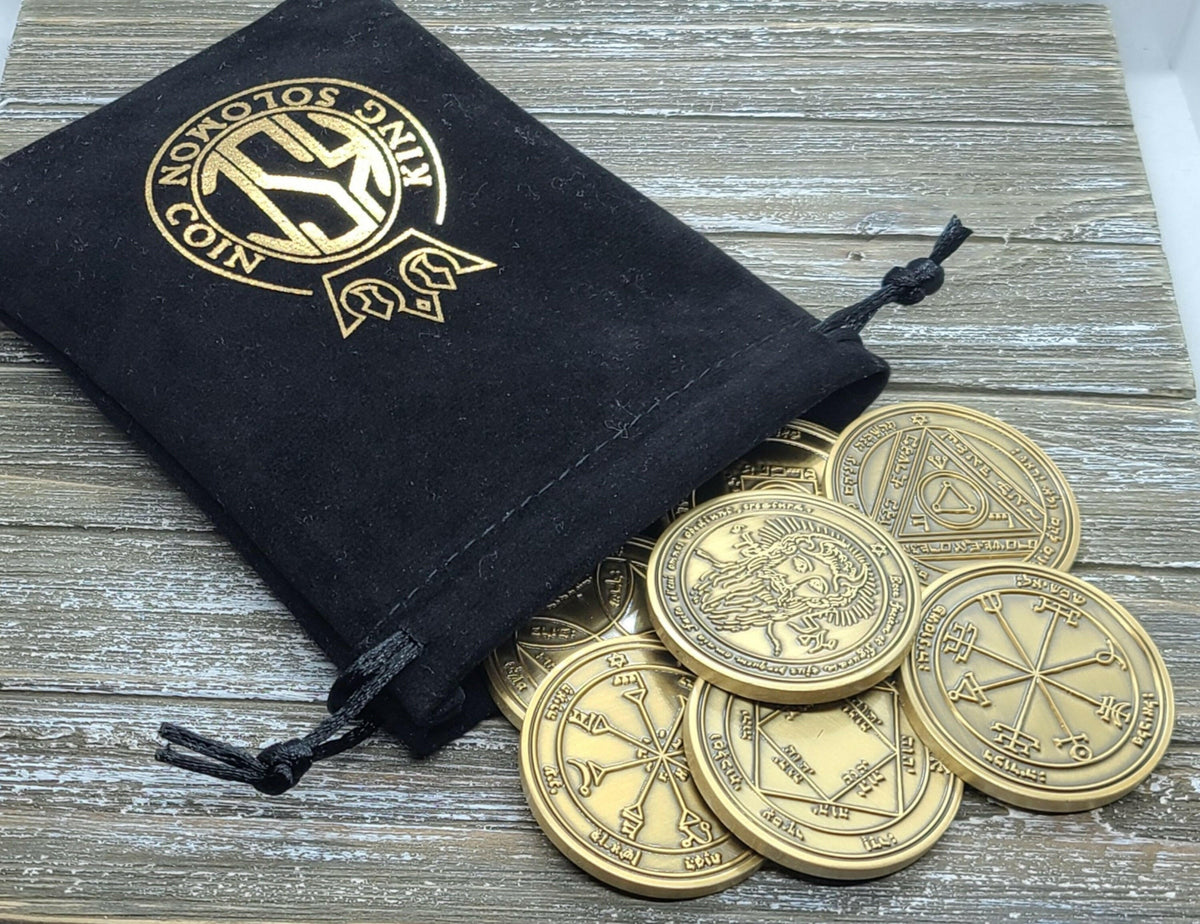Illuminate Your Path: 7th Pentacle of the Sun - King Solomon Coin